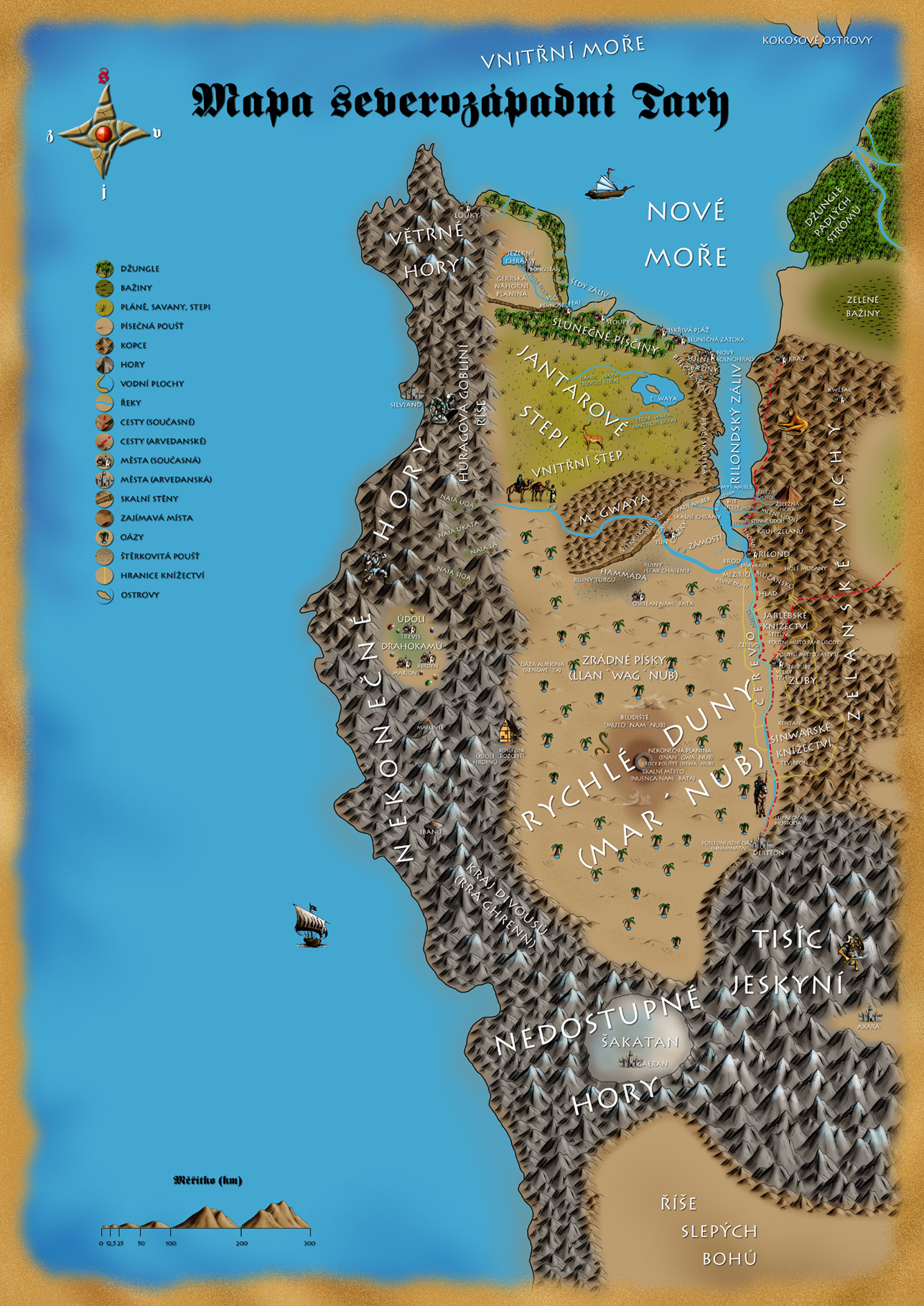 Mapy - Asterion - fantasy svět pro RPG